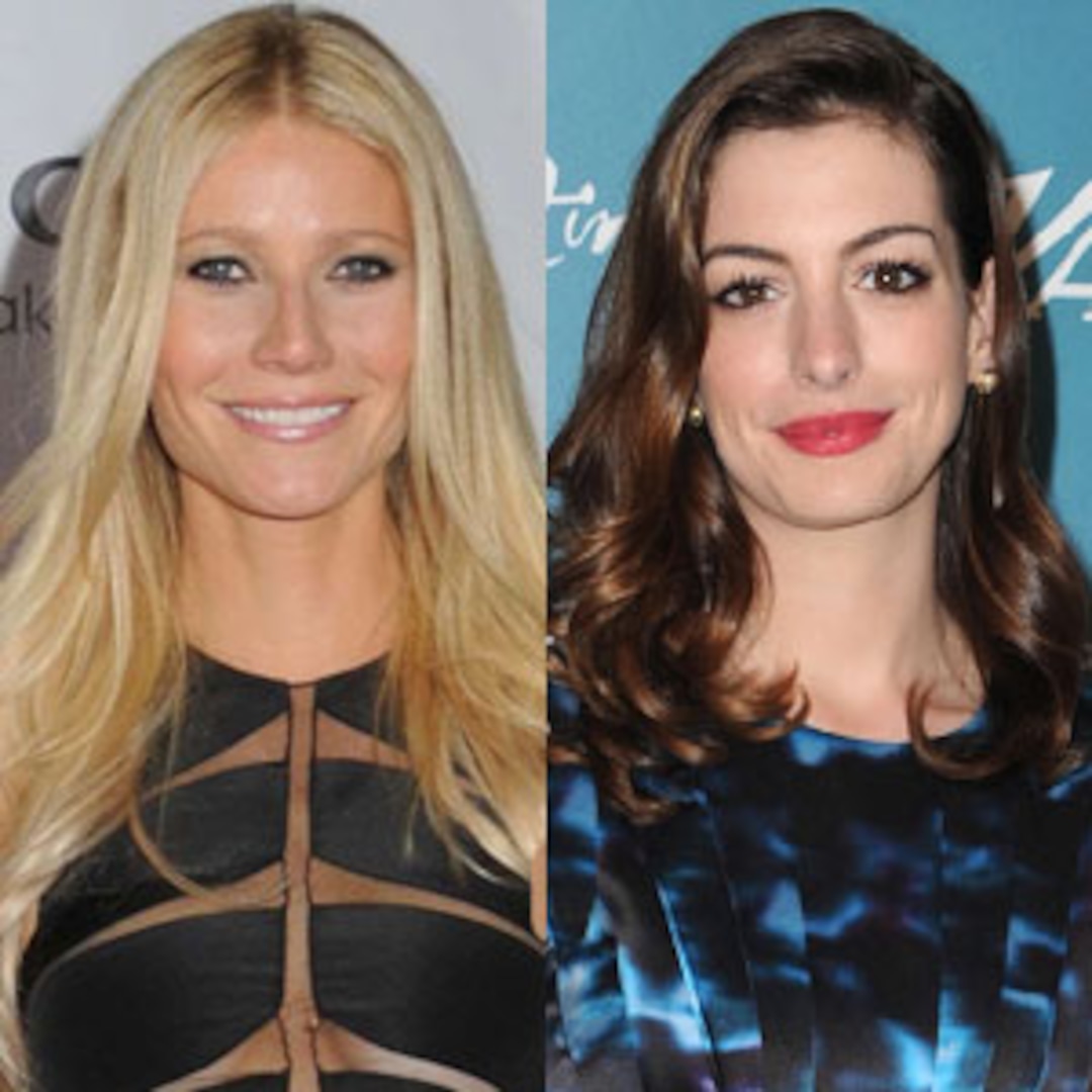 Gwyneth Paltrow And Anne Hathaway Talk Sex Booze And Rehab E Online